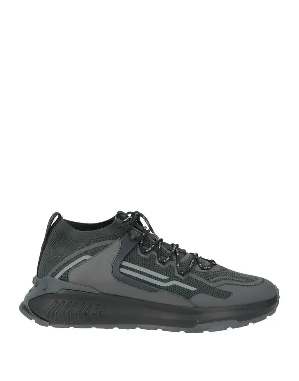 TOD'S NO CODE Tod's No_code Sneakers Size Leather, Textile Fibers - Charcoal