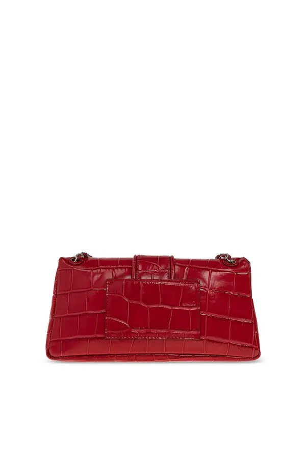 Jacquemus Croc-embossed Chain Shoulder Bag