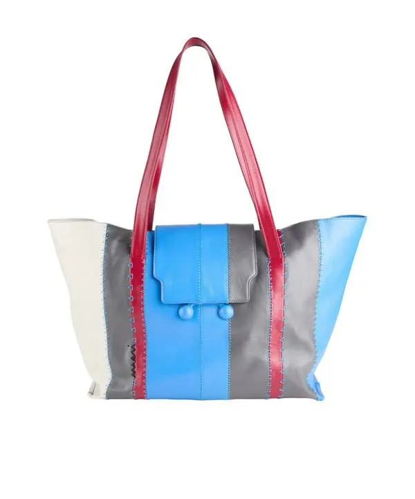 Marni Striped Shoulder Bags - Blue