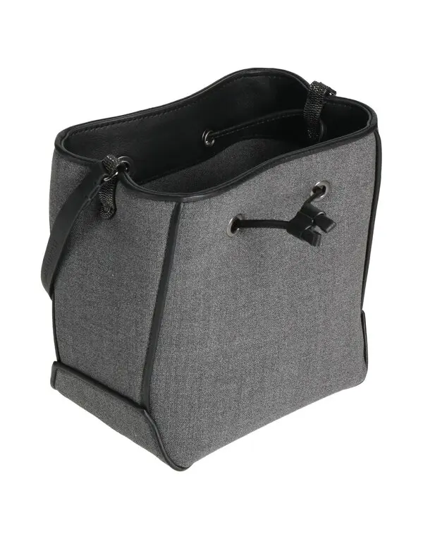 Brunello Cucinelli Twotone Woven Bucket Bag