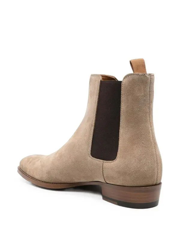 Saint Laurent Round-toe Boots