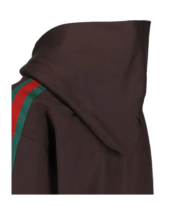Gucci Long-sleeve Hooded Sweatshirt