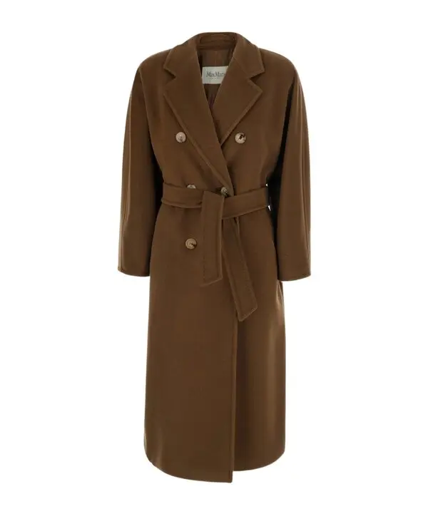 Max Mara Double-breasted Belted Coat