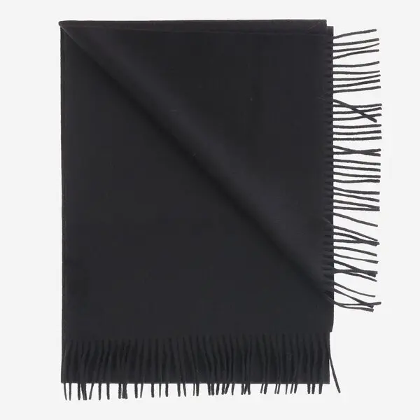 Saint Laurent Fringed Throw Scarf