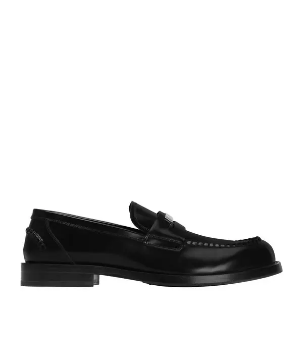 Dolce & Gabbana Dolce Gabbana Logo Plate Loafers