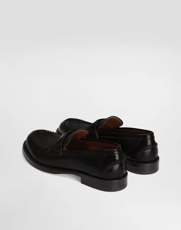 Dolce & Gabbana Dolce Gabbana Logo Plate Loafers