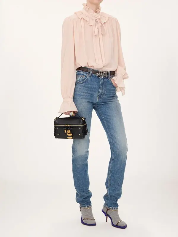 Chloé Paddington Vanity Bag In Grained Leather
