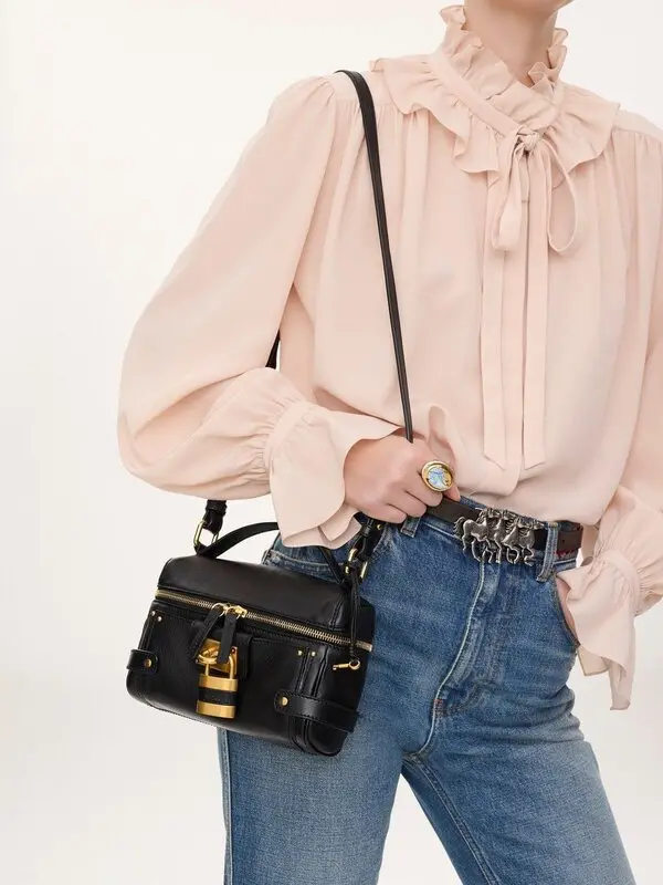 Chloé Paddington Vanity Bag In Grained Leather