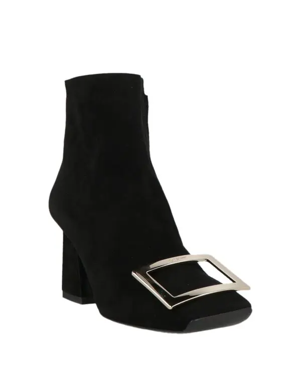 ROGER VIVIER Ankle Boots Size Leather - Black