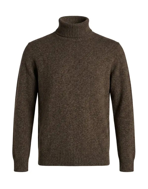 ROBERTO COLLINA Turtleneck Slate Size Merino Wool, Cashmere - Grey