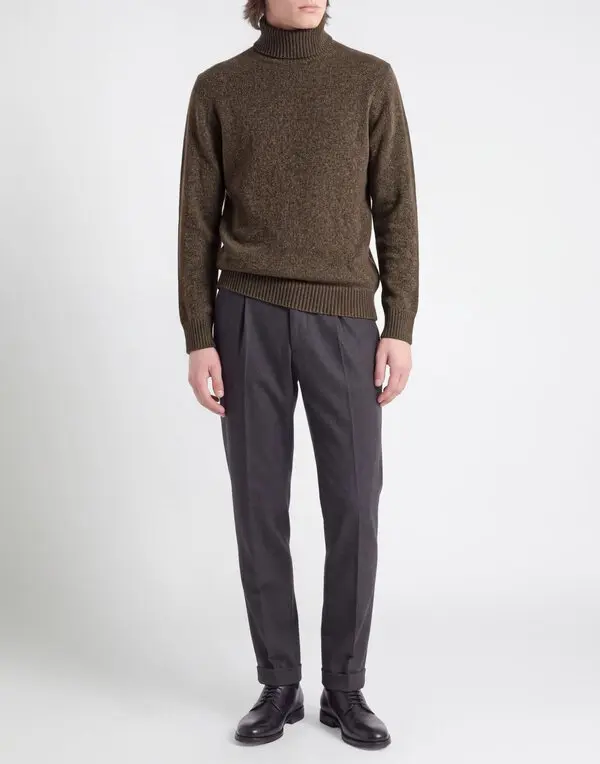 ROBERTO COLLINA Turtleneck Slate Size Merino Wool, Cashmere - Grey