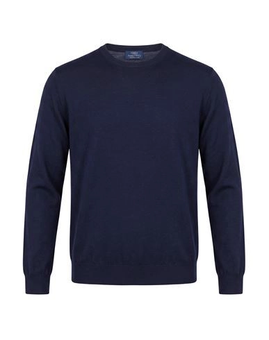Fedeli Sweater Size Virgin Wool - Blue