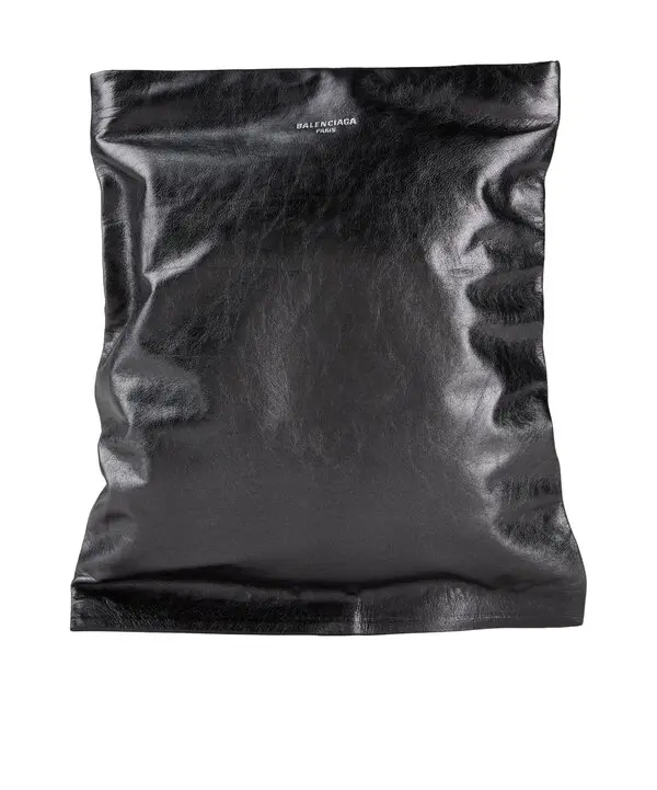 Balenciaga Leather Medium Clutch