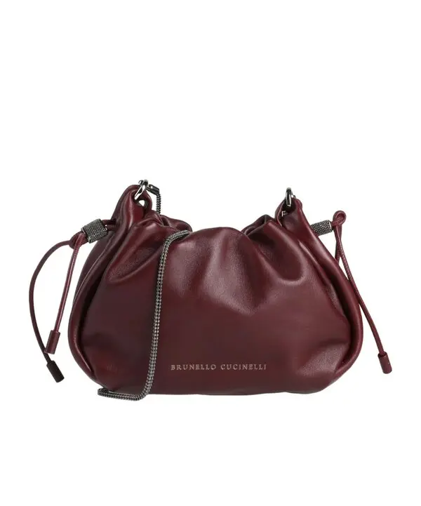 Brunello Cucinelli Plain Colour Across-body Bags - Red