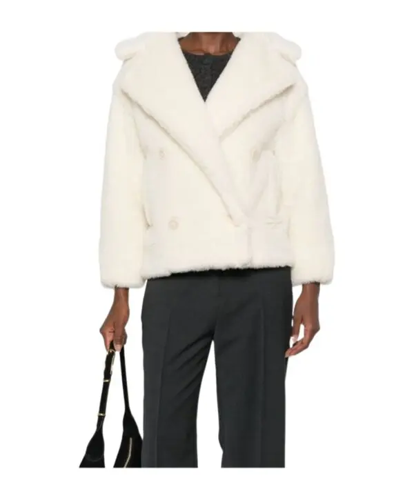 Max Mara Alcuno Double-breasted Short Coat