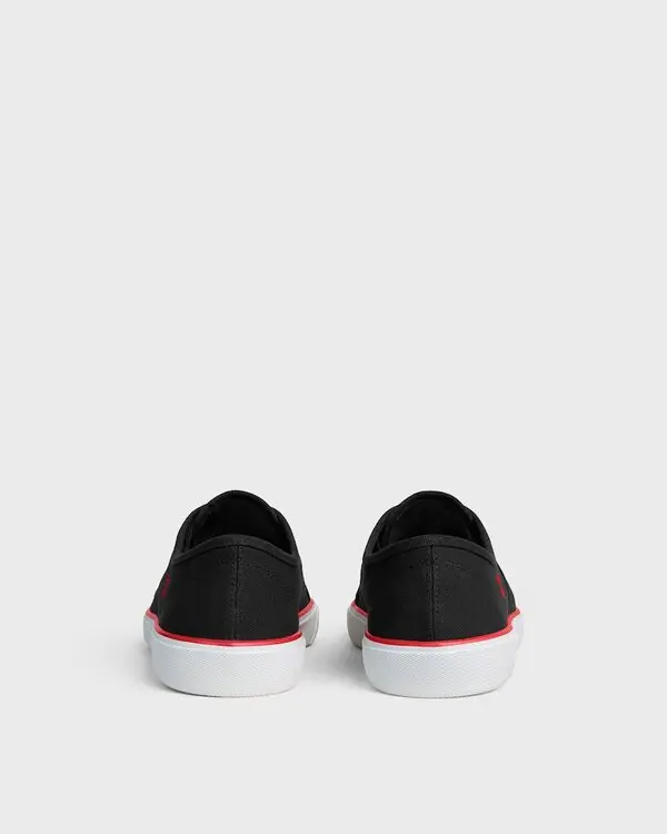 Celine Alan Sneaker In Canvas And Suede Calfskin