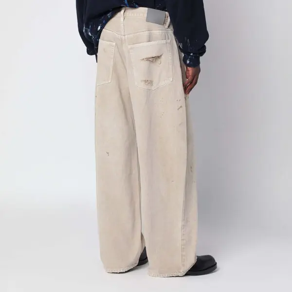 Balenciaga Belt-loop Wide-leg Jeans