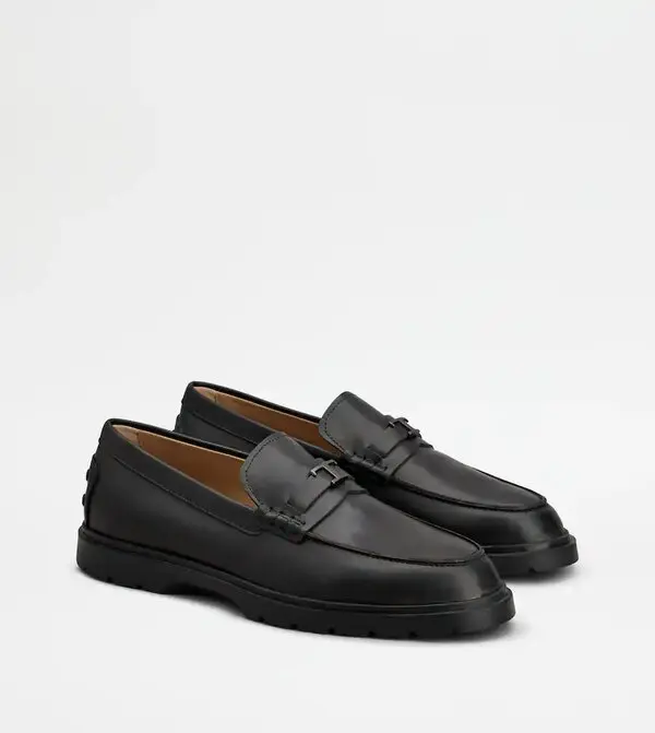 TOD'S Embossed Logo Loafers
