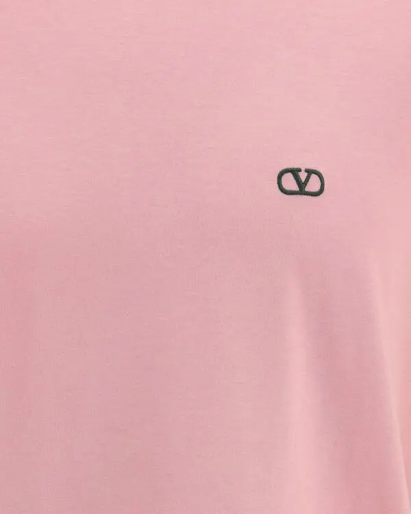 Valentino Garavani Contrast Trim Logo T-shirt