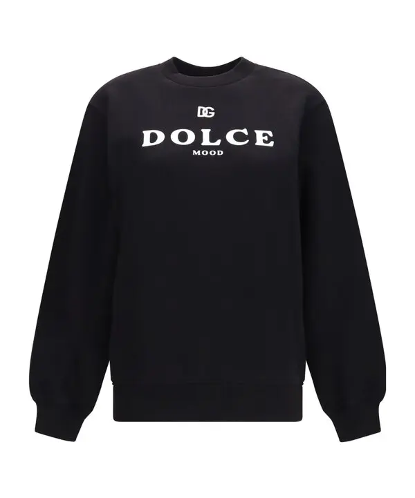 Dolce & Gabbana Logo-print Sweatshirt - Black