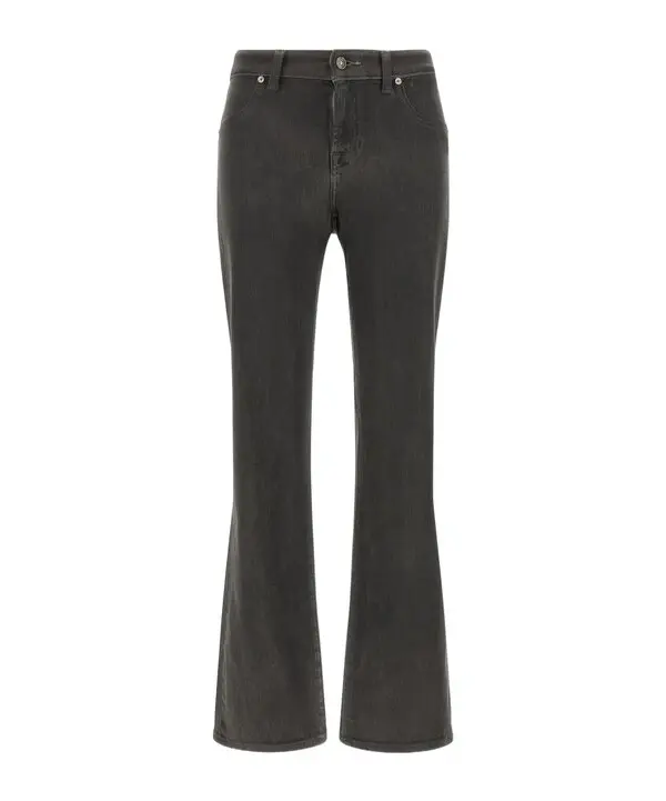 7 For All Mankind Calie Logo-patch Straight Jeans