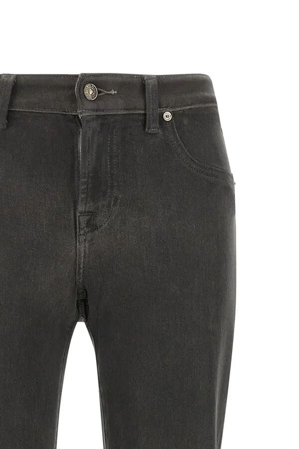 7 For All Mankind Calie Logo-patch Straight Jeans