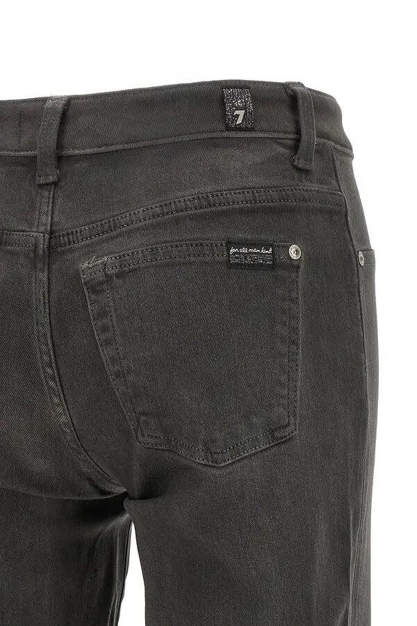 7 For All Mankind Calie Logo-patch Straight Jeans
