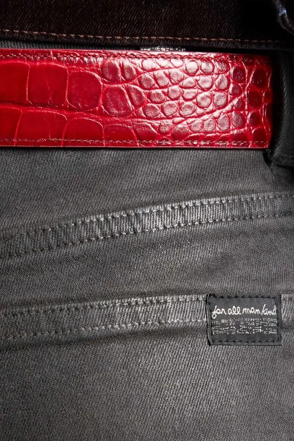 7 For All Mankind Calie Logo-patch Straight Jeans