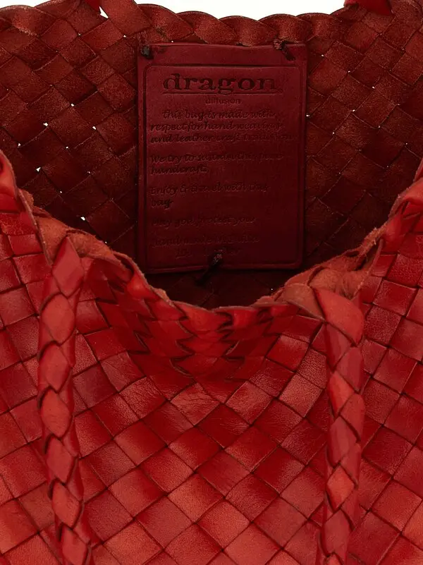 Dragon Diffusion Santa Croce Small' Handbag - Red