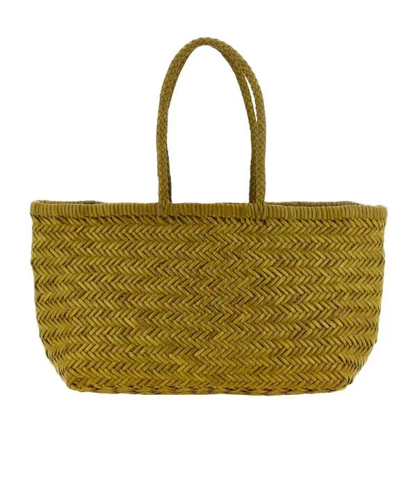 Dragon Diffusion Bamboo Triple Jump' Large Shoulder Bag - Green