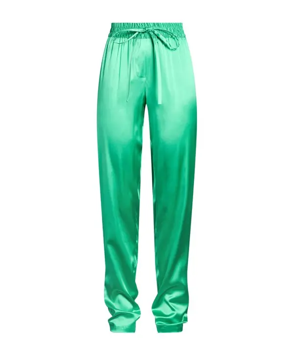 Dolce & Gabbana Satin Stretch Trousers - Green