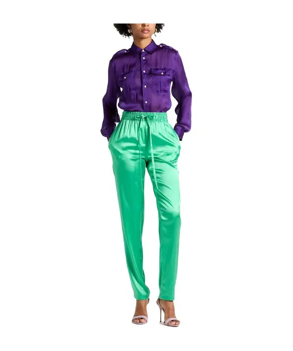 Dolce & Gabbana Satin Stretch Trousers
