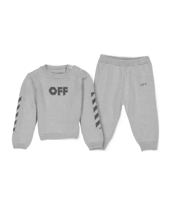 Off-White Knit Twopiece Set