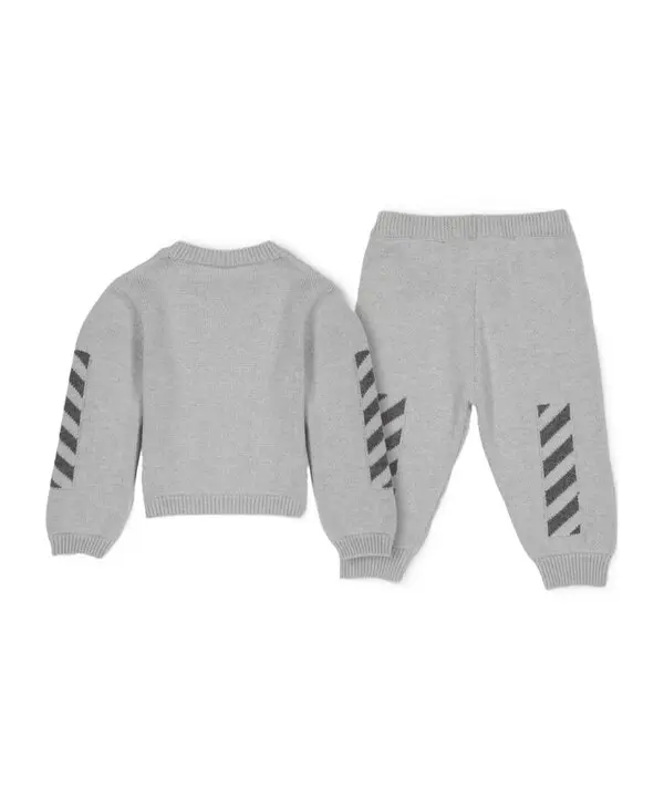 Off-White Knit Twopiece Set