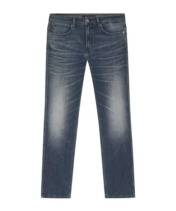 Hugo Boss High-rise Slim Fit Jeans - Gray