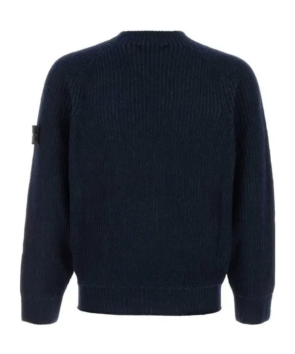 Stone Island Round Neck Sweater - Blue