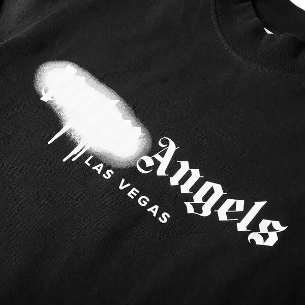 Palm Angels Mock Neck Cropped Tee