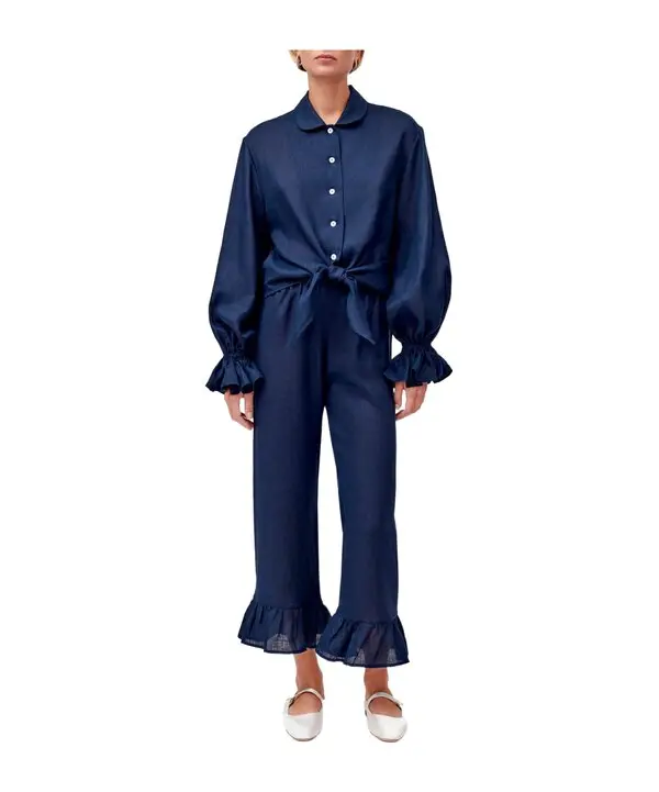 Sleeper Solidcolor Pajamas - No