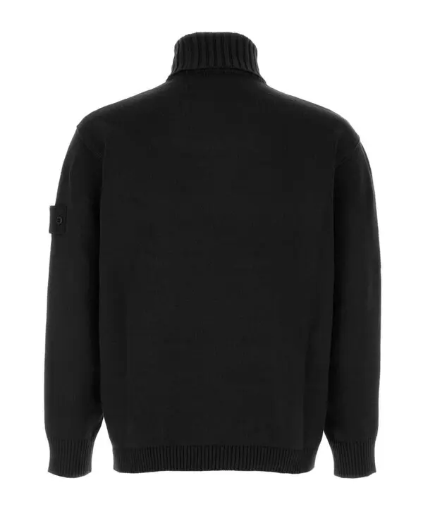 Stone Island Long-sleeved High-neck Sweater