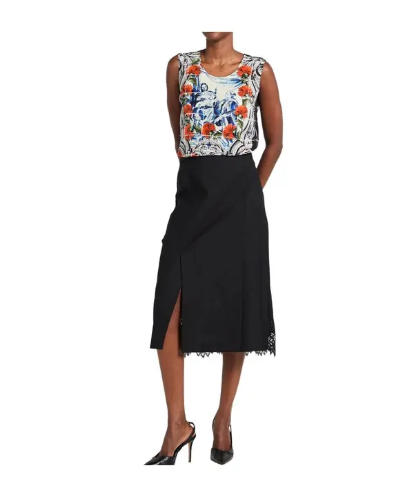 Dolce & Gabbana Sleeveless Floral Top