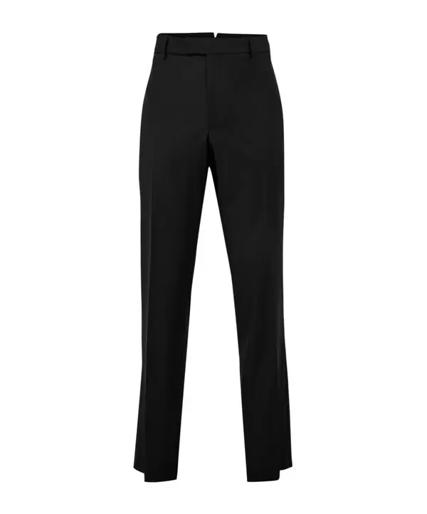 Hugo Boss Straight Leg Tailored Trousers - Black