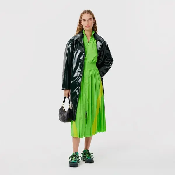 Lacoste Standcollar Longsleeve Dress