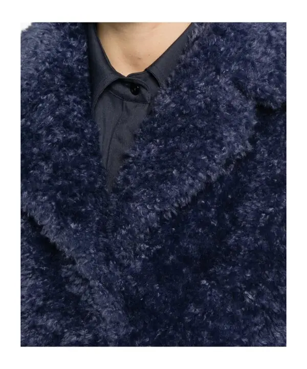 Herno Textured-finish Notched-lapel Coat