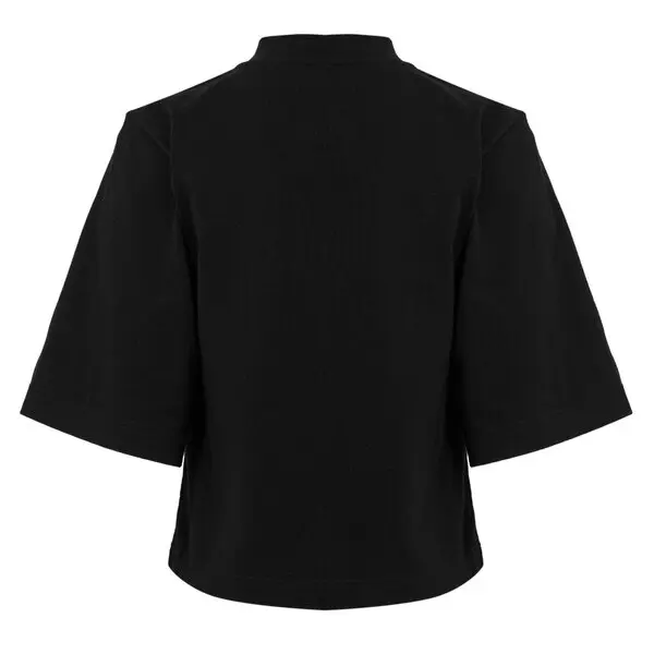 Palm Angels Mockneck Cropped Tee
