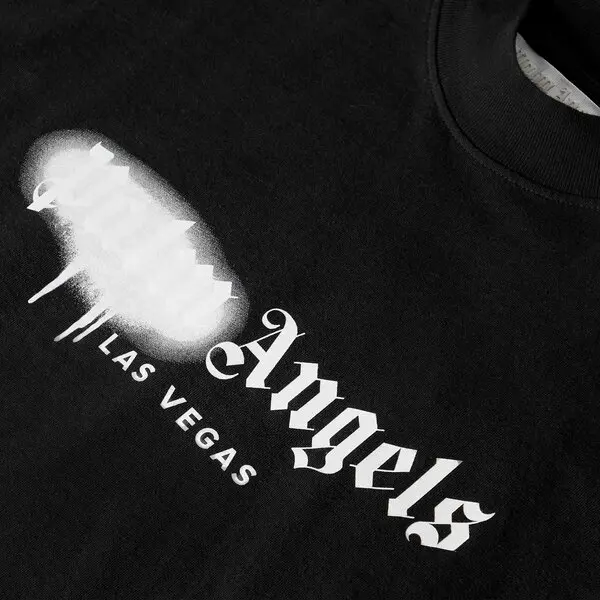 Palm Angels Mockneck Cropped Tee