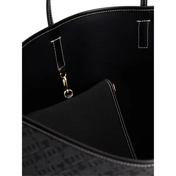 Tommy Hilfiger Colorblock Striped Print Tote Bag