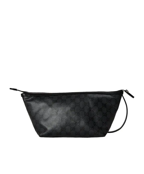 Gucci Print Clutch - Black
