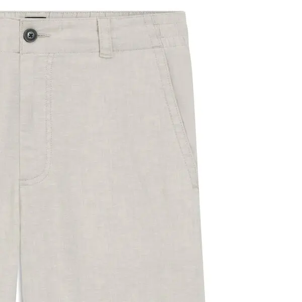 Hugo Boss Straight Leg Linen Trousers