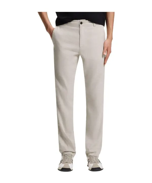 Hugo Boss Straight Leg Linen Trousers