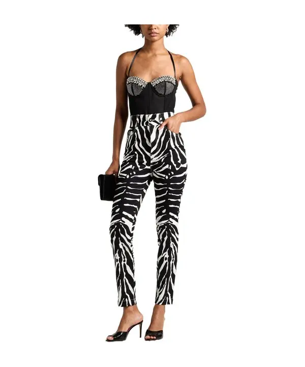 Dolce & Gabbana Zebra-print Tapered Pants